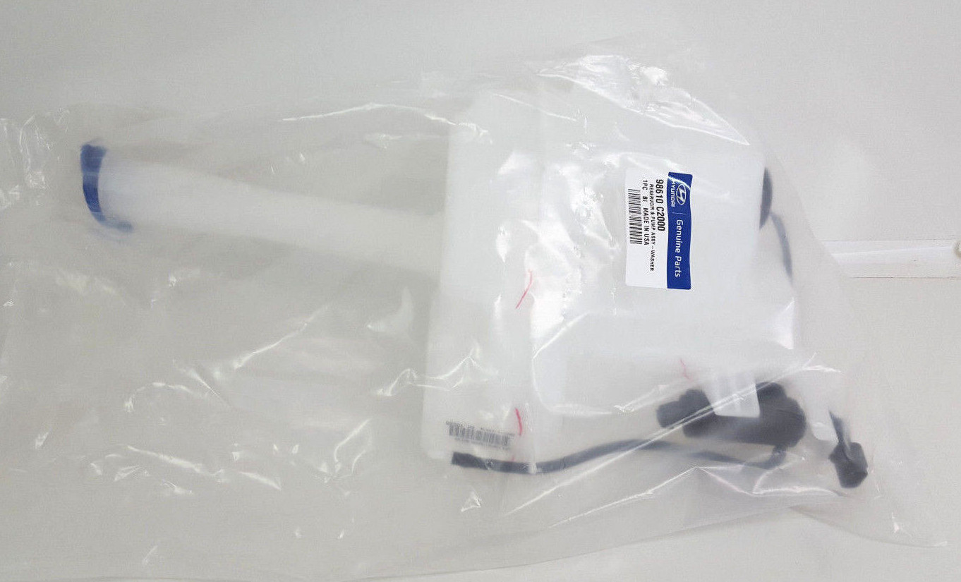 New Genuine OEM Hyundai Washer Reservoir and Pump Assembly 98610 C2000 ...