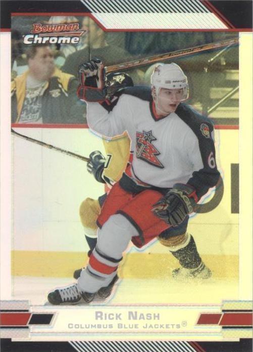 2003-04 Bowman Chrome Draft Picks & Prospects - Rick Nash #1 Refractor ...