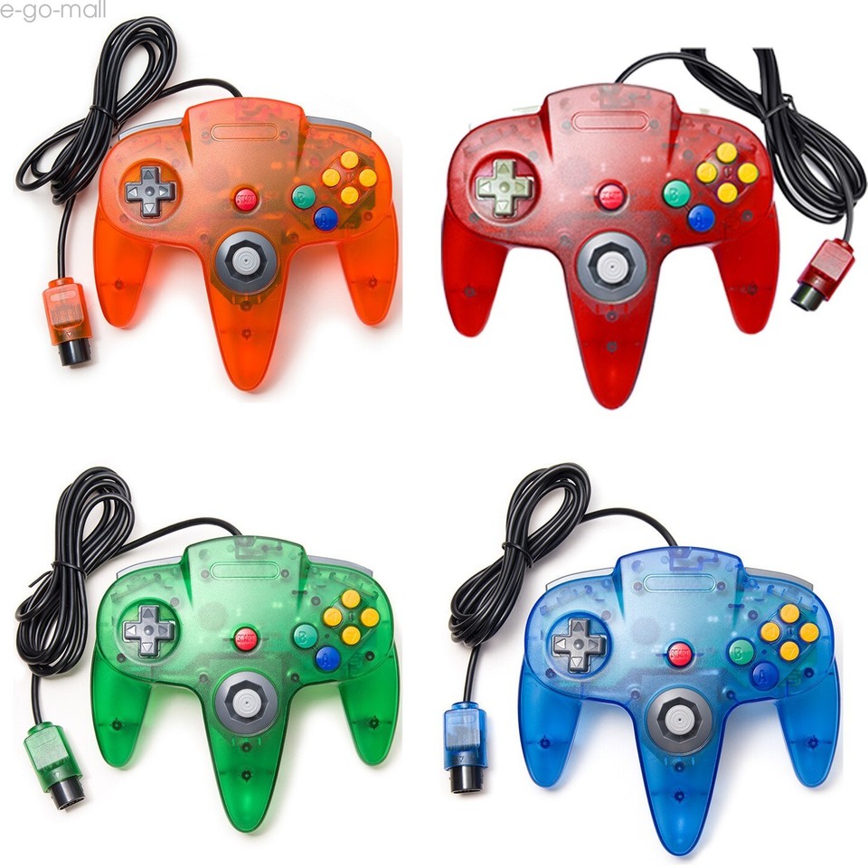 Wired N64 Controllers with Upgraded Joystick for for N64 Video Game ...