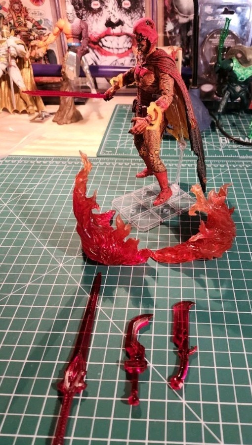 CUSTOM Made "Devil Batman" McFarlane DC Multiverse 7" | eBay