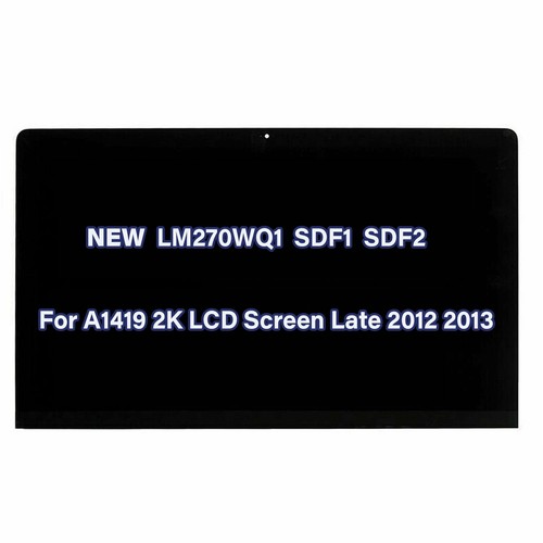 NEW 27" 2K For iMac A1419 Late 2012 2013 LCD Screen LM270WQ1 (SD)(F1 ...