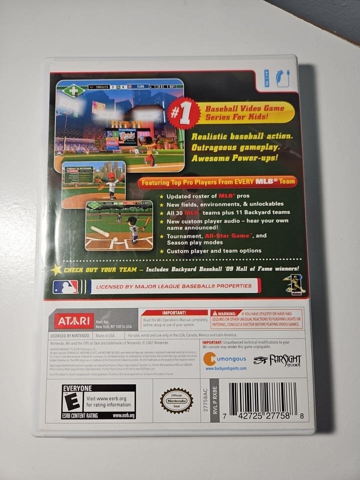 Backyard Baseball '10 (Nintendo Wii, 2009) 742725277588 | eBay