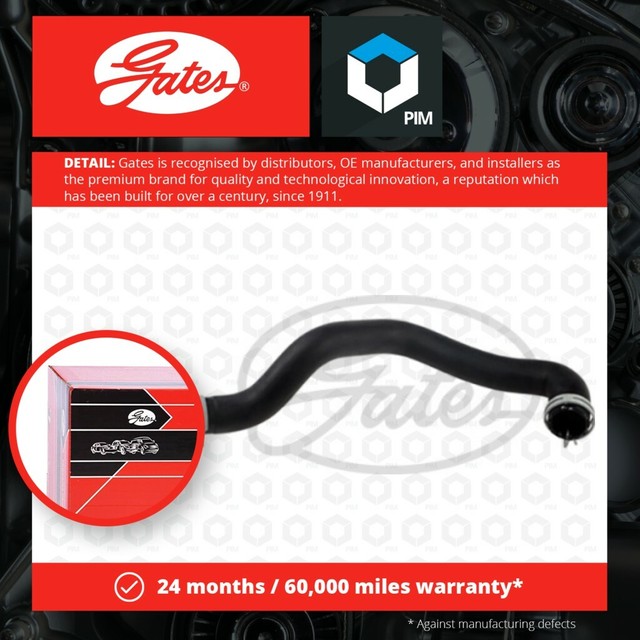 Radiator Hose Fits Ford Fiesta Mk4 1.4 Upper 08 to 12 Coolant Gates ...