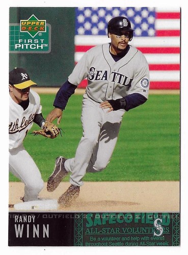 2004 Upper Deck MLB Card First Pitch Seattle Seahawks #68 Randy Winn | eBay