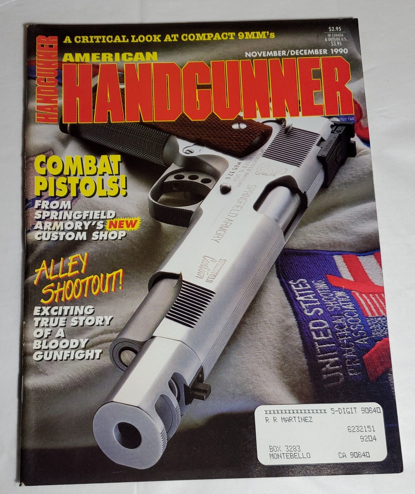 American Handgunner Magazine November December 1990 | eBay