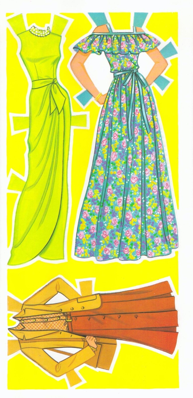 VINTAGE BARBIE GOLDEN DREAMS PAPER DOLL MOD UNCUT ORG SZ LASER ...