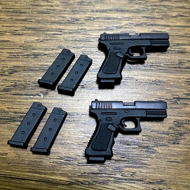 1/6 HOT TOYS : FIGURE MMS 381 SUICIDE SQUAD DEADSHOT : PISTOL X2 SET | eBay