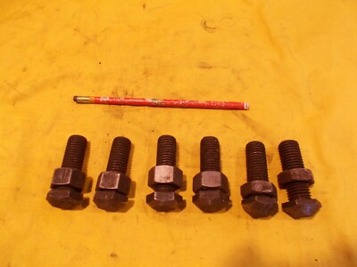 6 pc LOT of MACHINE LEVELING SCREWS mill lathe grinder cnc planer jack ...