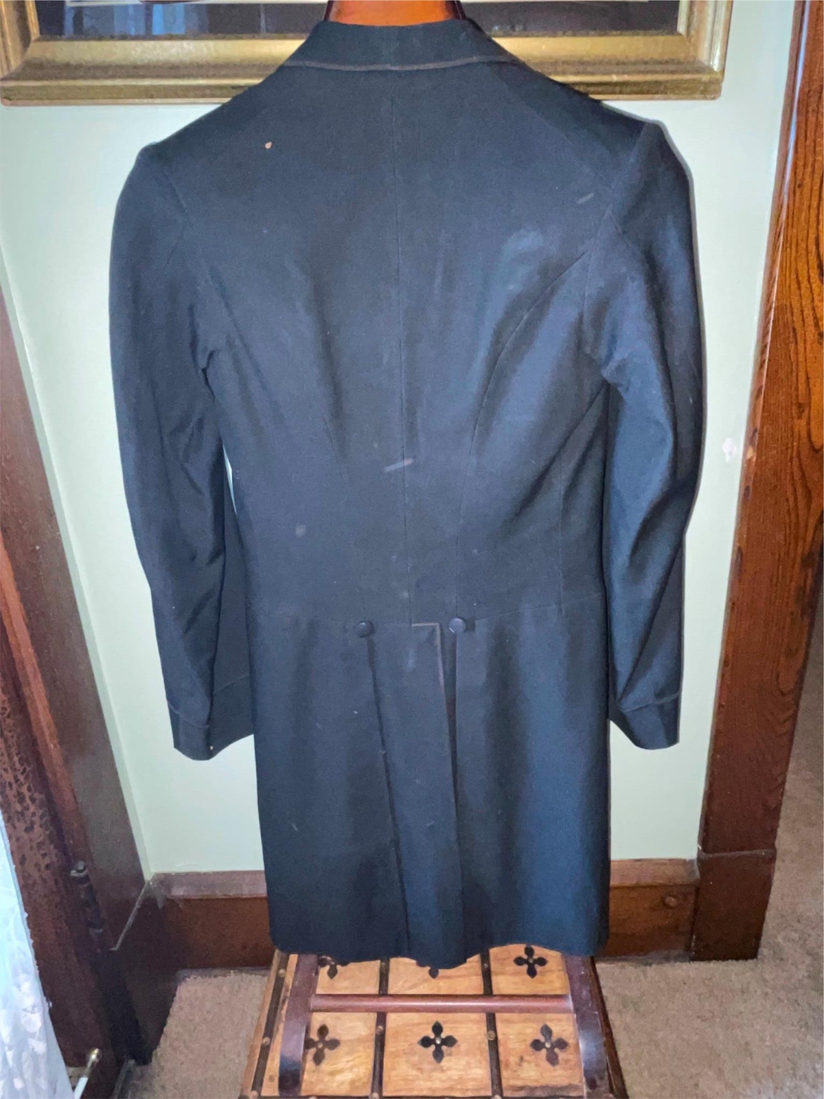 VTG 1800S 1900S MENS SMALL VICTORIAN EDWARDIAN WOOL L… - Gem