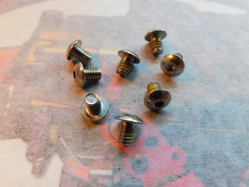 8 Holley Stainless Steel w/Patch Throttle Plate Shaft Screws 8-32 x 1/4 ...