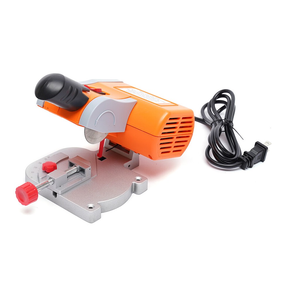 Mini Benchtop Cut-off Chop Saw wood metal Angle Moulding cutter 45 ...