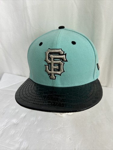 San Francisco Giants New Era Teal Black Faux Alligator Medium-Large ...