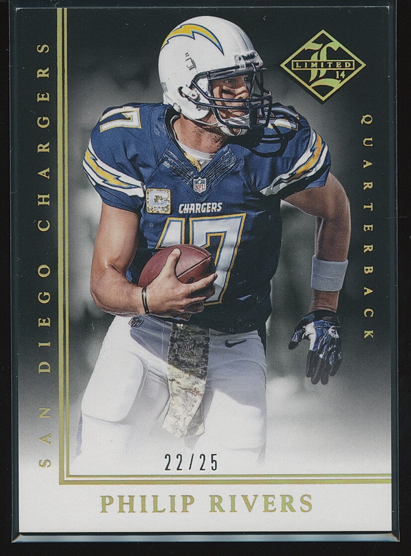 Philip Rivers 2014 Panini Limited Gold 22/25 | eBay
