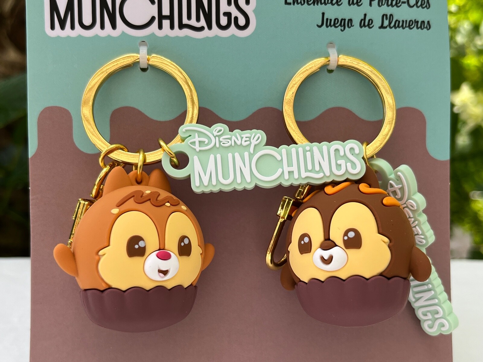 Disney Parks 2023 Disney Munchlings Chip & Dale Keychain Set/Bag Tags ...