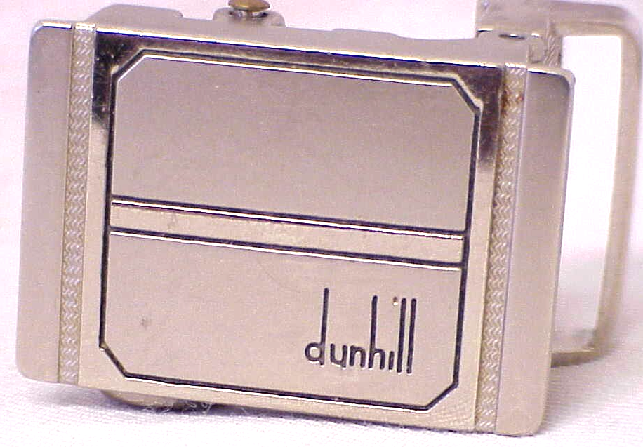 DUNHILL CLASSIC VINTAGE BELT BUCKLE DUNHILL SILVER TONE BUCKLE NR | eBay