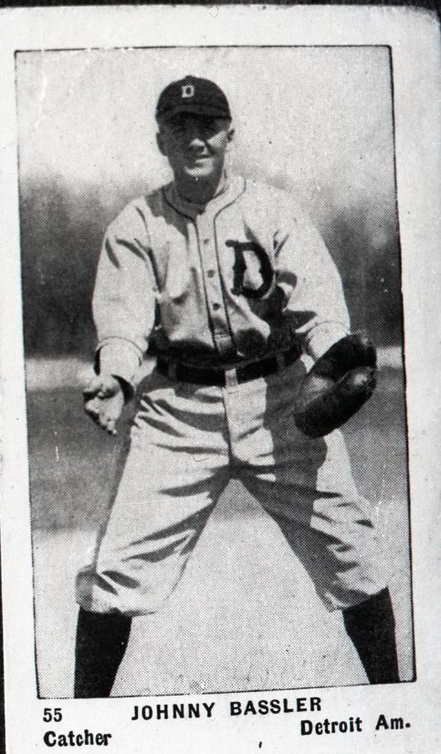 LD22-9 Detroit Tigers Baseball Johnny Bassler 2pc ORIG Burke/Brace 4x5 ...