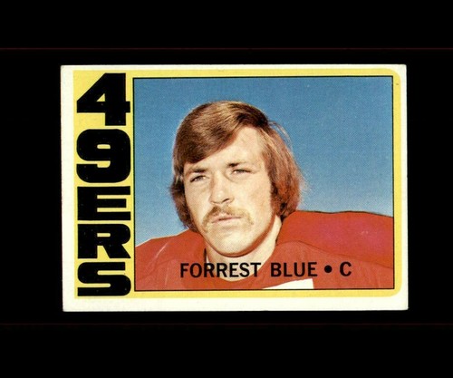 1972 TOPPS FOOTBALL CARD SAN FRANCISCO 49ERS #38 FORREST BLUE | eBay