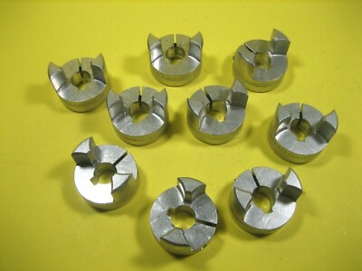 Rotex Aluminum Coupling 15/32" OD 7/16" ID KTR Hubs Lot of 9 | eBay
