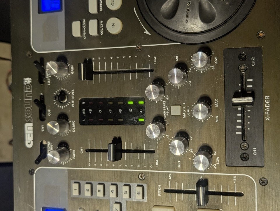 Gem Sound CDM 150 Dual Deck CD Player DJ Mixer | eBay