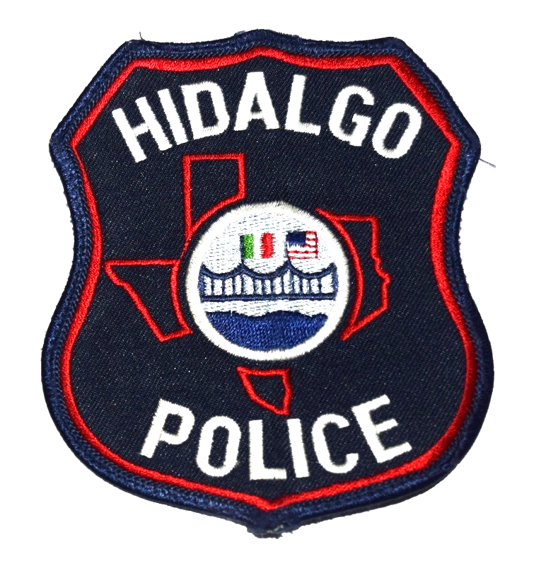 HIDALGO TEXAS TX Police Patch BRIDGE RIVER US FLAG STATE SHAPE OUTLINE ...