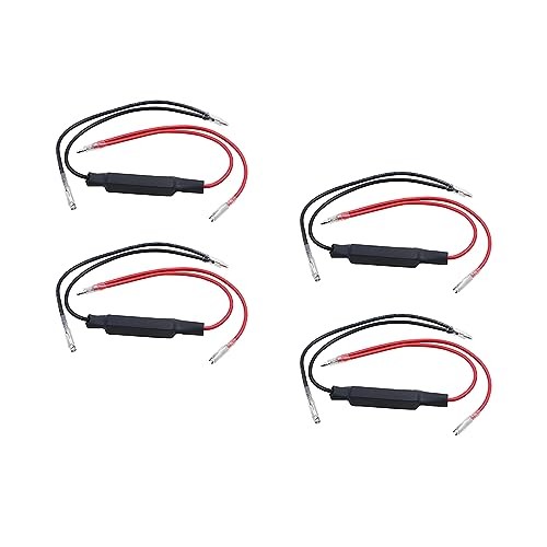 4PCS Motorcycle Resistor, 12V 10W Turn Signal LED Load Resistor Flash ...