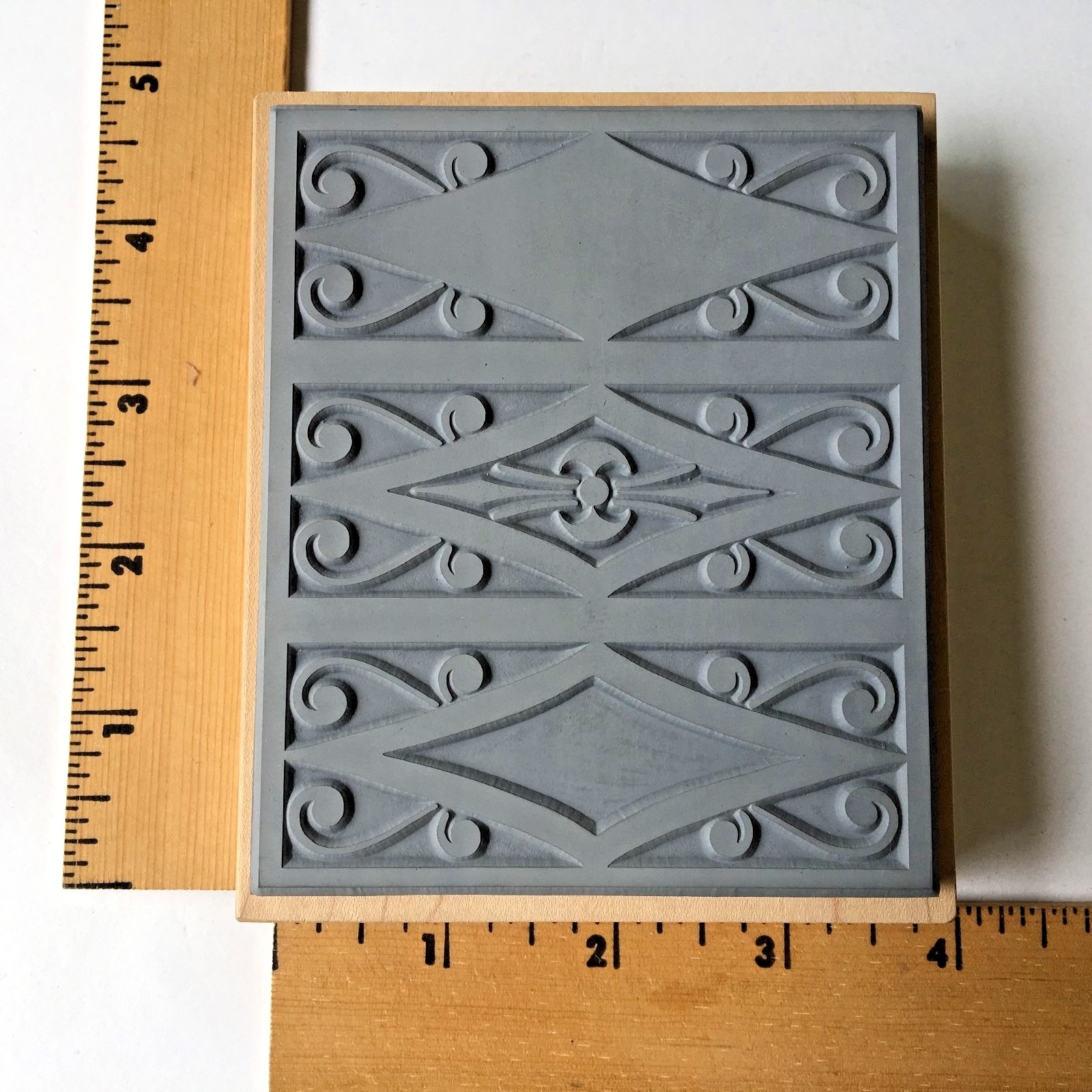 Magenta Rubber Stamps - Bold Design Rectangle 34019.P - NEW | eBay