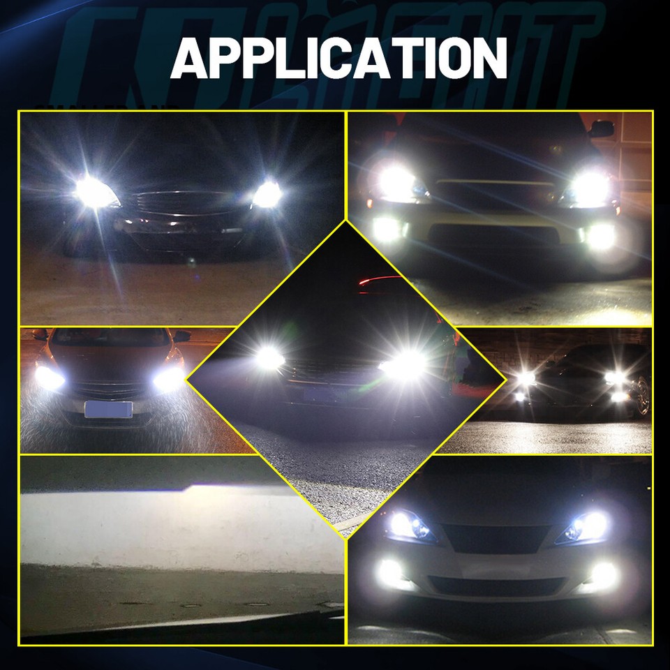 2Pcs H4/H7/H11 Mini Bi-LED Projector Lens LED Headlight Hi-Lo Beam ...