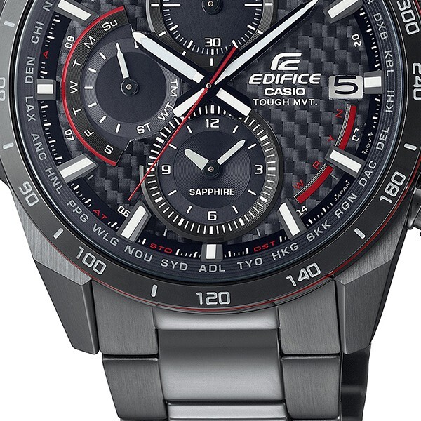 CASIO EDIFICE EQW-A2000DC-1AJF Carbon Dial Sport Solar Radio Atomic ...