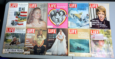 LIFE Magazine 1971 LOT 10 Vietnam War Ads Princess Anne Nixon Ford LBJ ...
