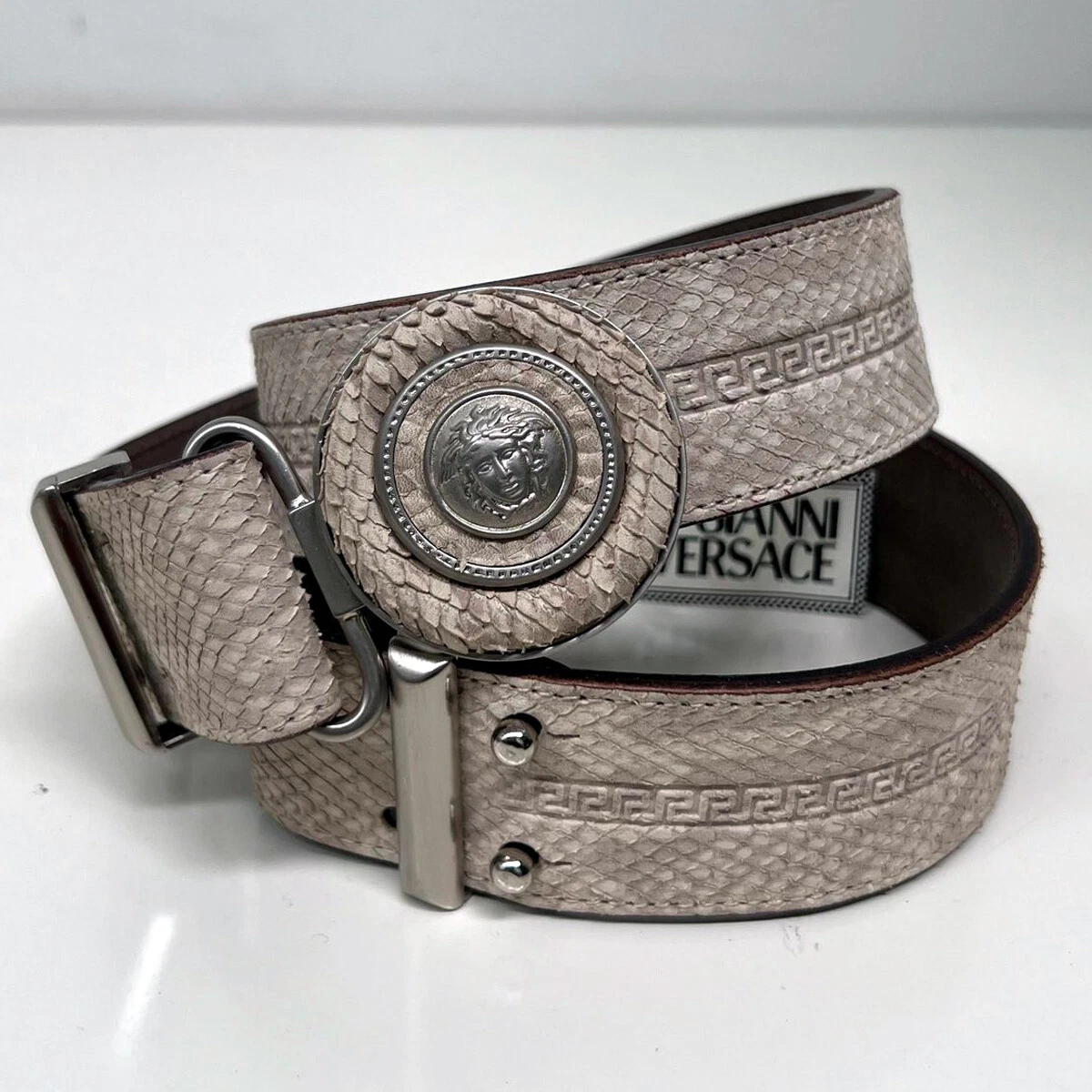 Medusa Head Versace Belt