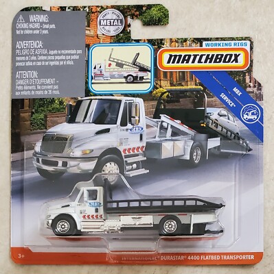 Matchbox Working Rigs MBX Service International Durastar 4400 Flatbed ...