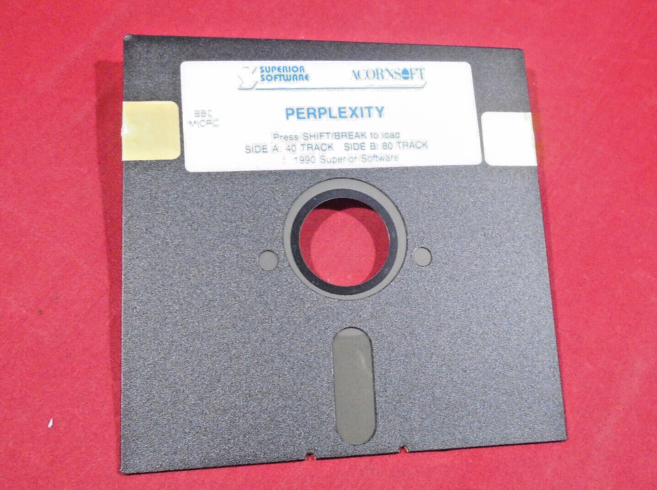 Perplexity Maze Game for the Acorn BBC Micro by Superior Software. 40/ ...