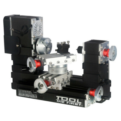 60W Metal Mini Rotating Lathe Machine 12000rpm Woodworking Mini Lathe ...