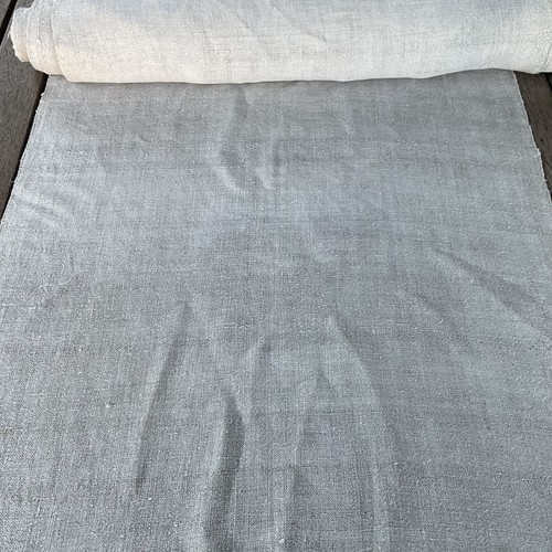 Antique Handwoven Linen Fabric European Homespun Flax Textile Primitive ...