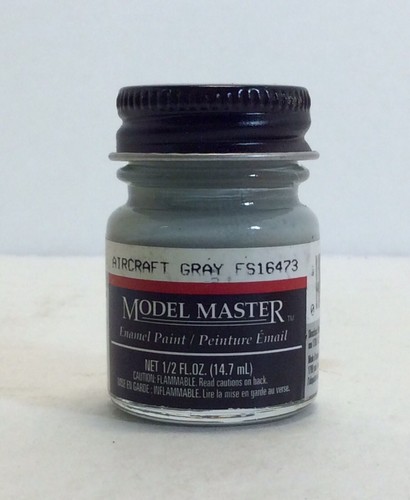 Testors 1731 Fs16473 Aircraft Gray Enamel Paint 1/2 Oz. Flat Model ...
