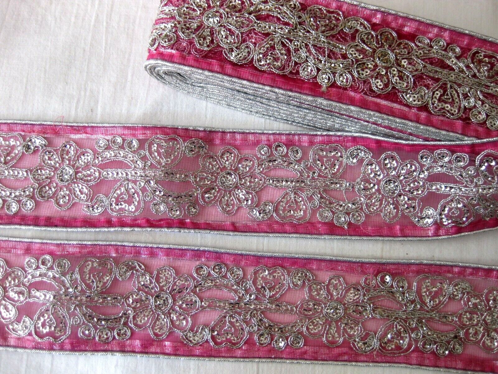 Orientalische Borte mit Pailletten in verschieden Farben,ca.60mm,lfm,B ...