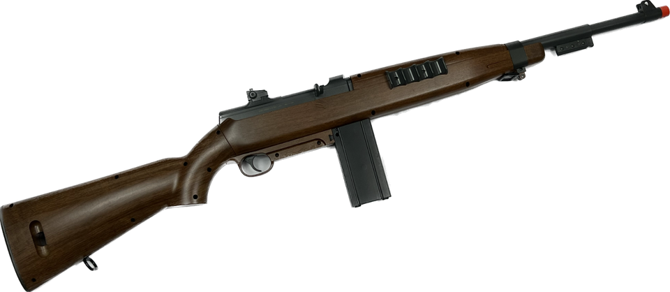 WELL D69 WORLD WAR II M1 CARBINE ELECTRIC Fake Wood AIRSOFT RIFLE ...