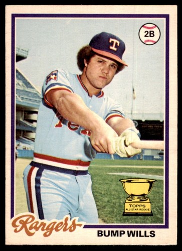 1978 O-PEE-CHEE BUMP WILLS TEXAS RANGERS #208 | eBay