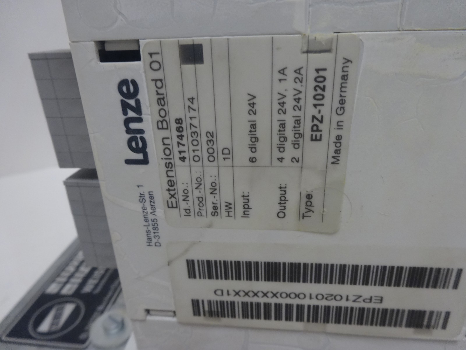 LENZE/WEISS EF2203; EPZ10201 | eBay