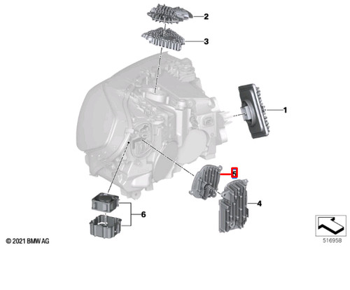 NEW BMW X3 G01 M F97 RIGHT TURN SIGNAL DRL LIGHT LED MODULE 63115A0E626 ...