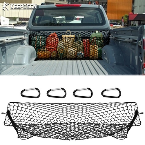 For Nissan Navara 60" SUV Truck Bed Cargo Net Envelope Storage Elastic ...