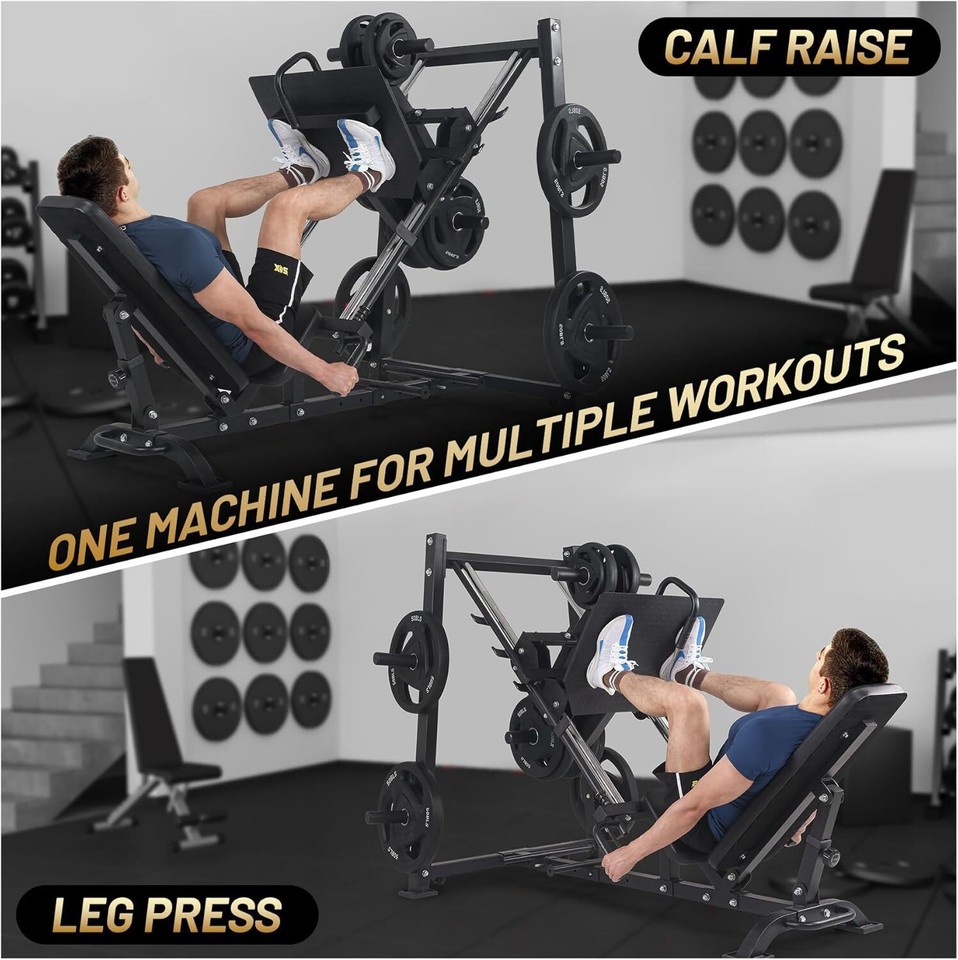 2000lb Leg Press Machine Professional Adjustable Leg Press Machines for ...