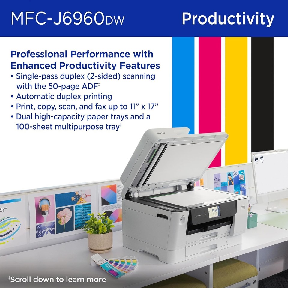 Versatile INKvestment 6960 Printer with Fast Print Speeds & Mobile ...