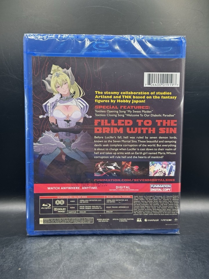 Seven Mortal Sins Anime Complete Series Blu-ray Essentials w ENGLISH ...