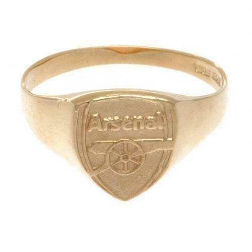 Arsenal FC 9ct Gold Crest Ring Large | eBay UK
