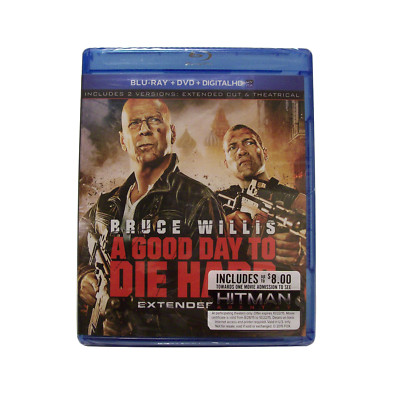 "A GOOD DAY TO DIE HARD (2013)" BLU-RAY + DVD + DIGITAL HD (2013) Bruce ...