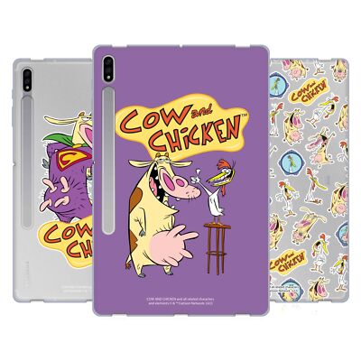 OFFICIAL COW AND CHICKEN GRAPHICS SOFT GEL CASE FOR SAMSUNG TABLETS 1 ...