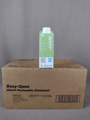 Jevity 1.5 Cal High Protein Nutrition Drink with Fiber 8 Fl Oz 1 Case ...