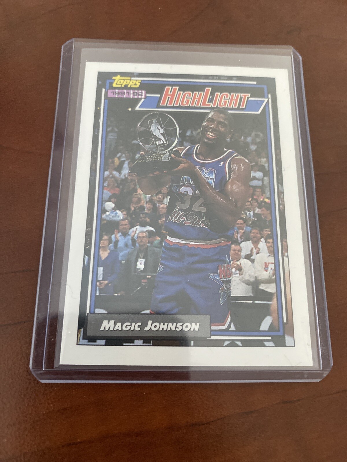 Ervin Magic Johnson Highlights Topps 1991-1992 NBA Basketball Card #2 ...
