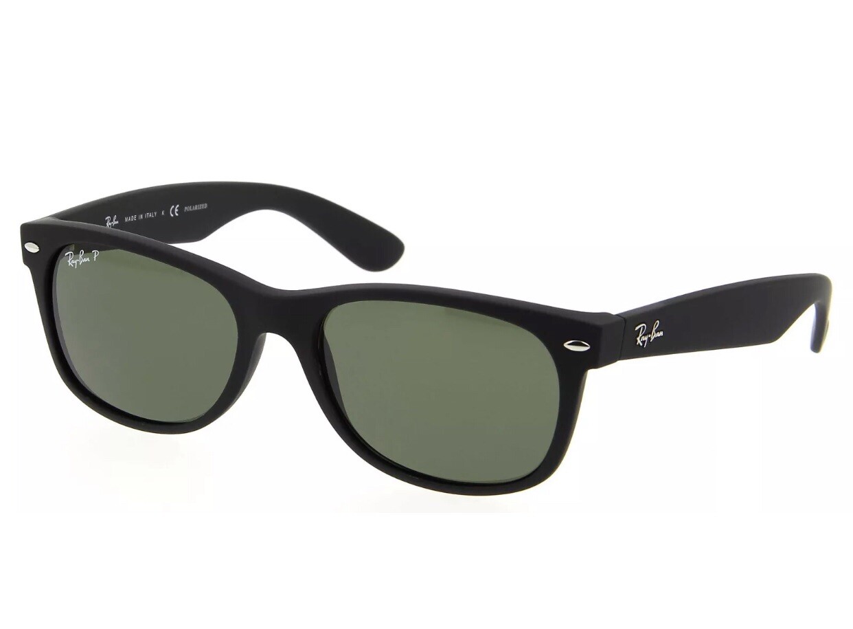 Ray Ban RB2132 New Wayfarer Polarized Green G15 Replacement Lenses Size ...